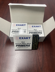 EXAKT Small Rifle Primers .048 No Limits - Republic Ammunition