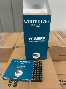 WhiteRiver Large Rifle Primers Made in USA Sale .075 Each Sale No ...