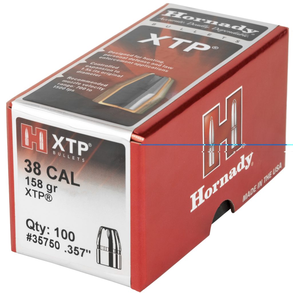 Hornady XTP .38 Cal .357 158gr 100ct - Republic Ammunition