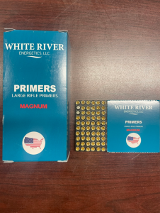 White River Large Rifle Magnum Primers .09 Each Sale No Limits ...