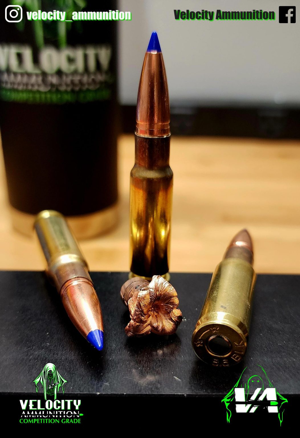 8.6 Blackout "Mjolnir" 160 Grain Solid Copper Supersonic New (Made in ...