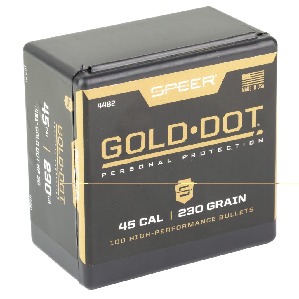 Speer Gold Dot Bullets .451 230gr HP SB 100ct - Republic Ammunition